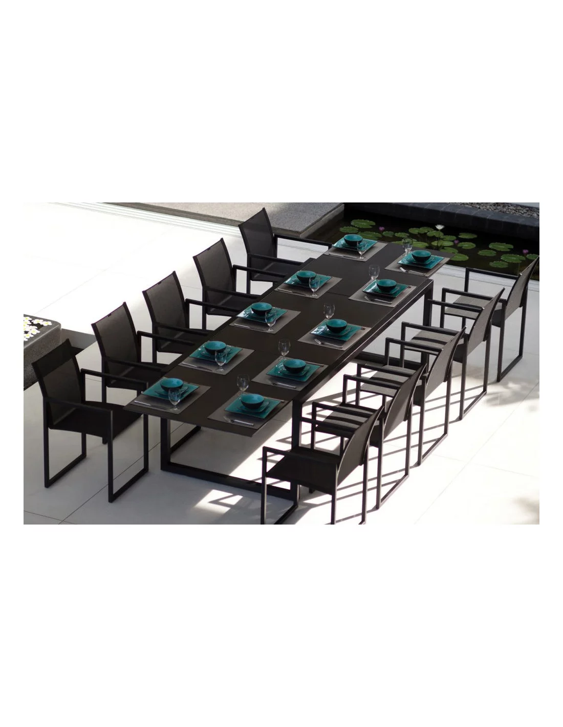 Ninix Ceramic Extension Table | 10/14 seats - Royal Botania NNX 360